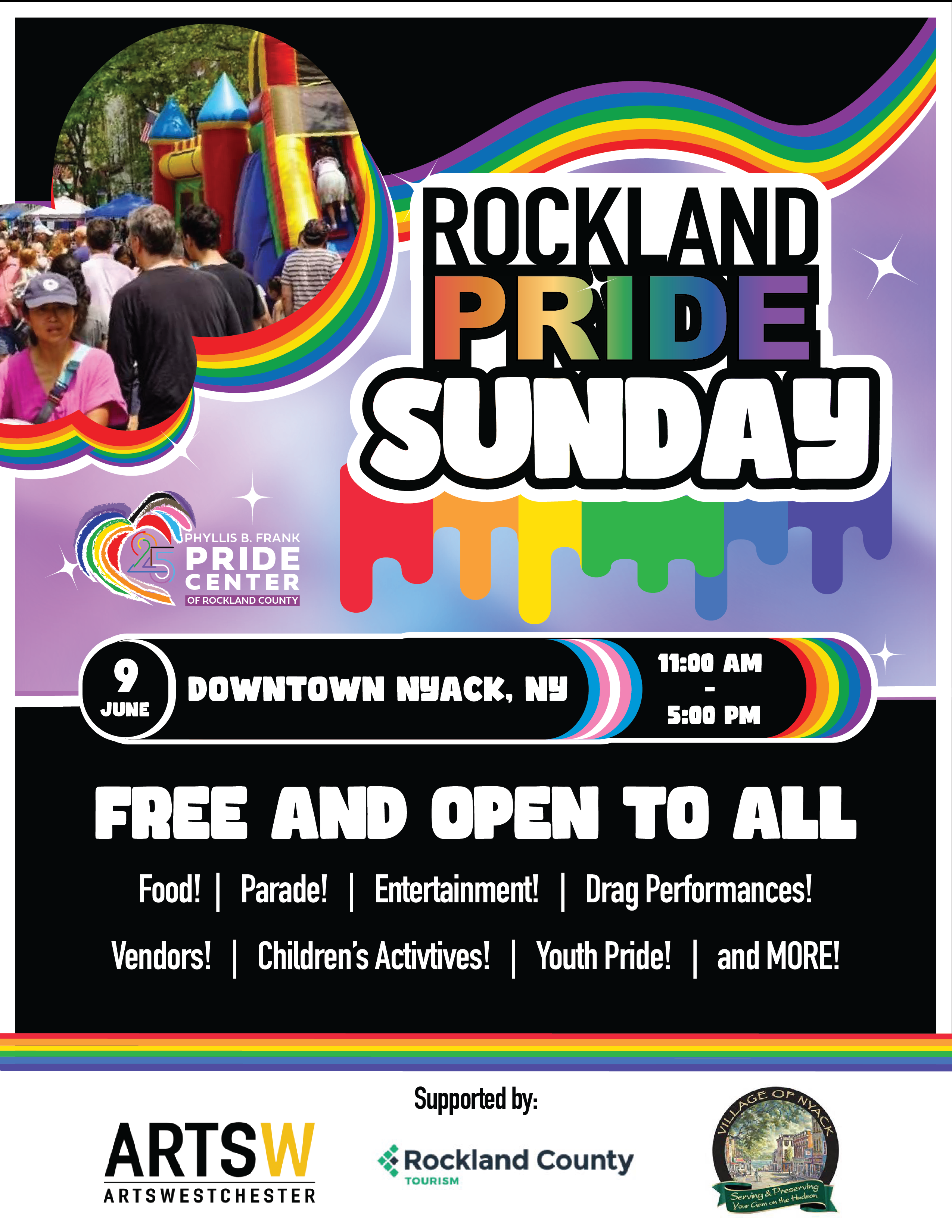 Rockland Pride Sunday 2024 – Our 25th Anniversary! – Big Gay Hudson Valley