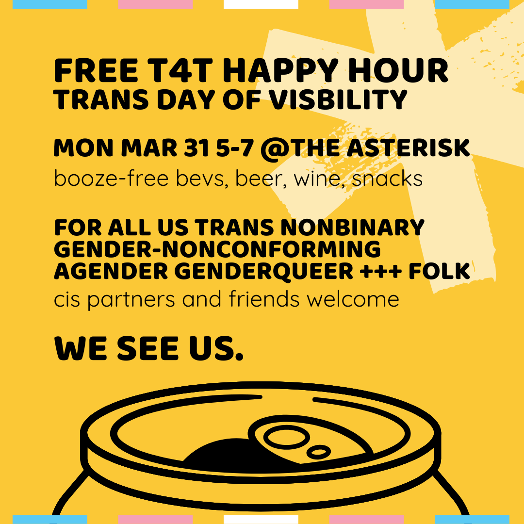 Trans Day of Visibility Happy Hour – Big Gay Hudson Valley