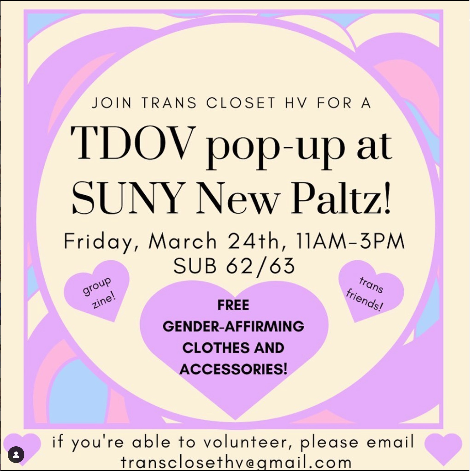 Trans Day of Visibility Pop-Up – Big Gay Hudson Valley