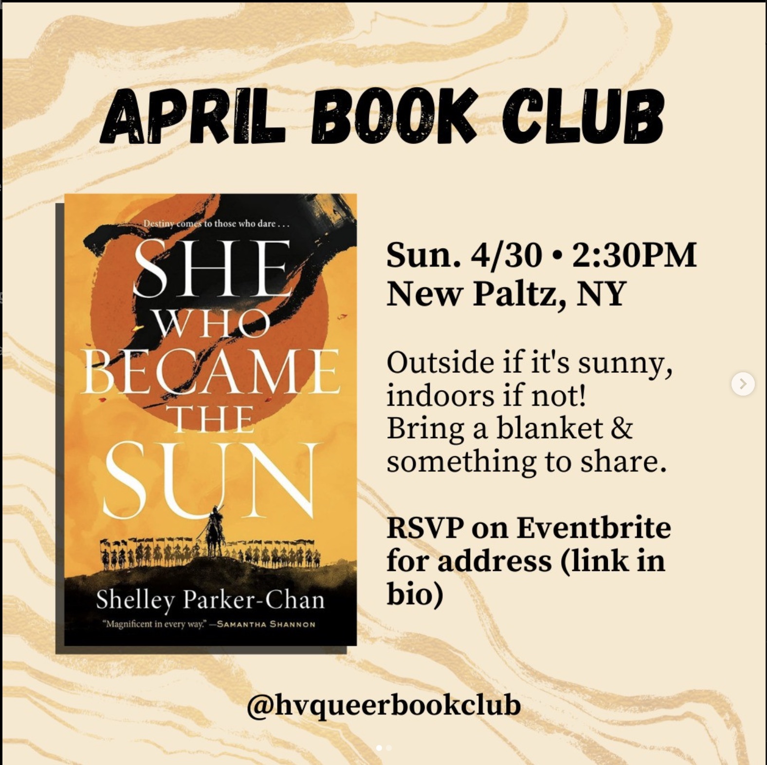 April Book Club: She Who Became the Sun – Big Gay Hudson Valley