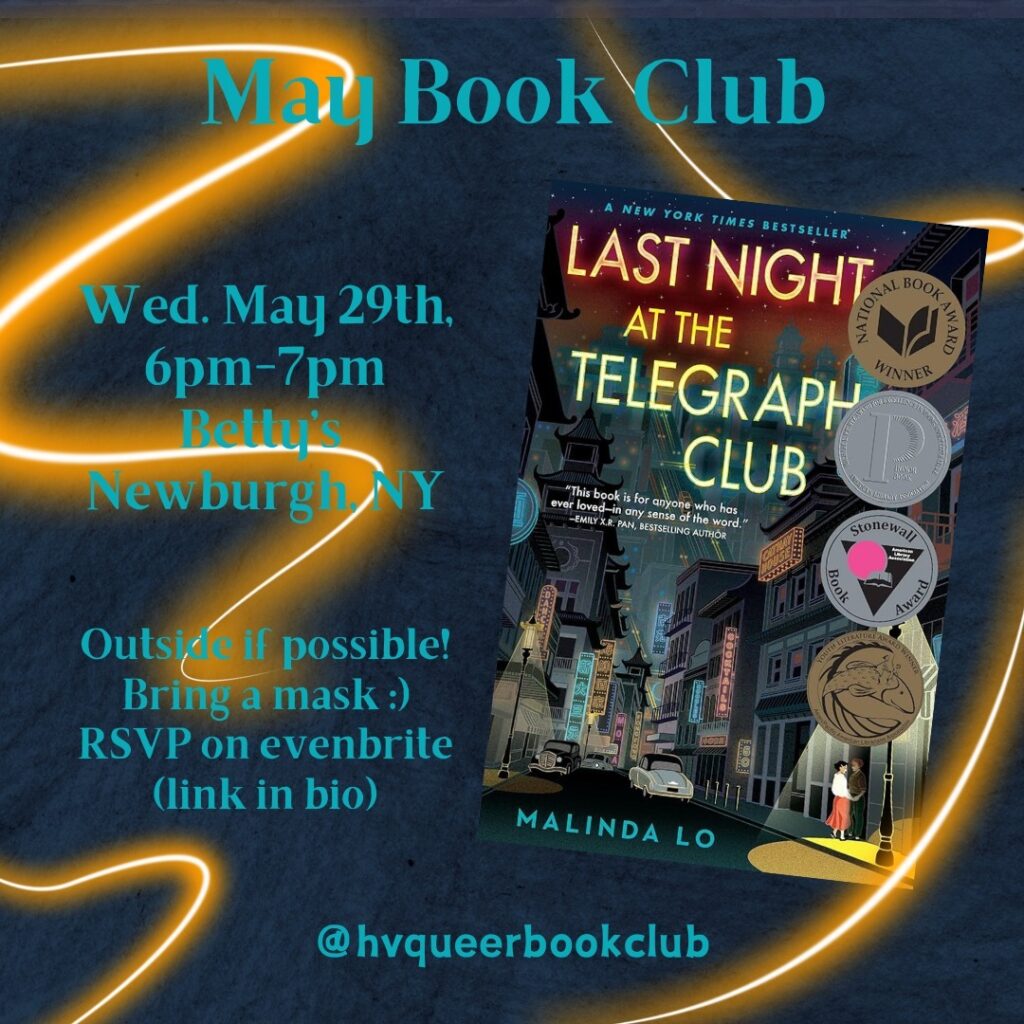 May Book Club: Last Night at the Telegraph Club – Big Gay Hudson Valley