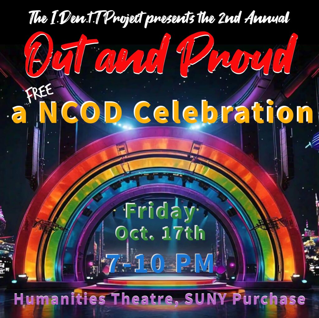 Out and Proud: National Coming Out Day Celebration – Big Gay Hudson Valley